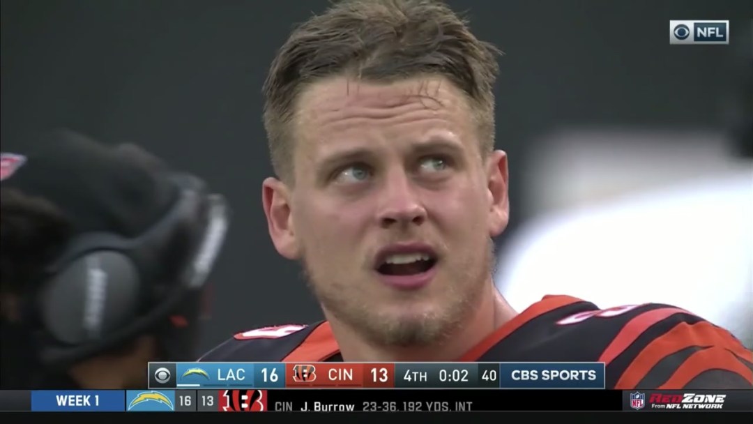 Joe Burrow Went From Leading A Game-Winning Drive To Making This Face ...