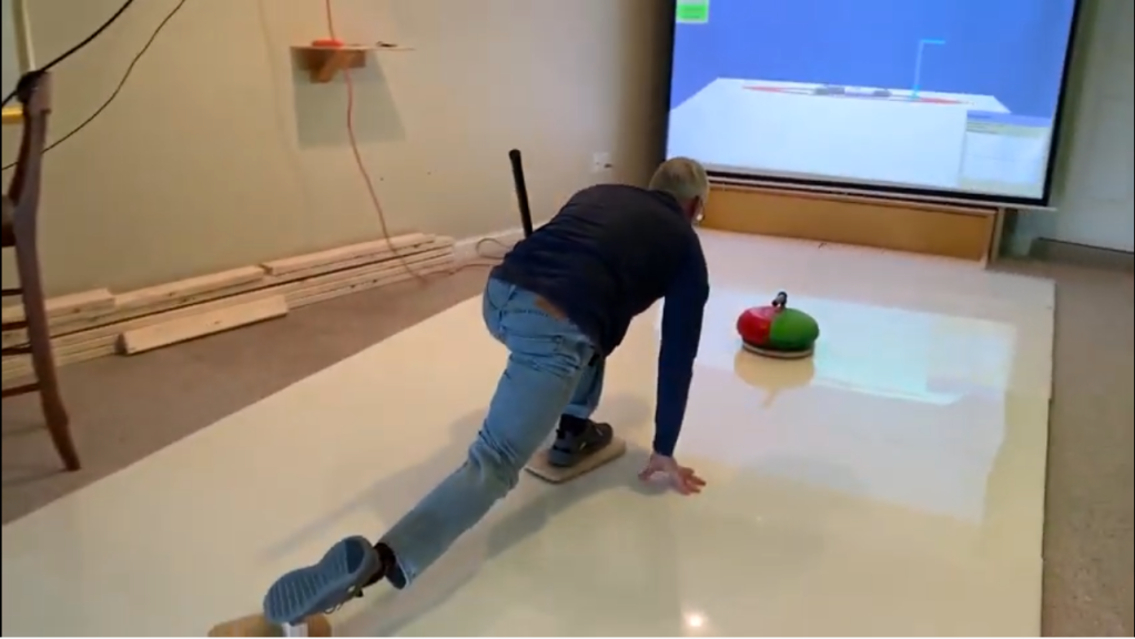 Yes, You Can Build A Curling Simulator In The Comfort Of Your Own Home | Defector
