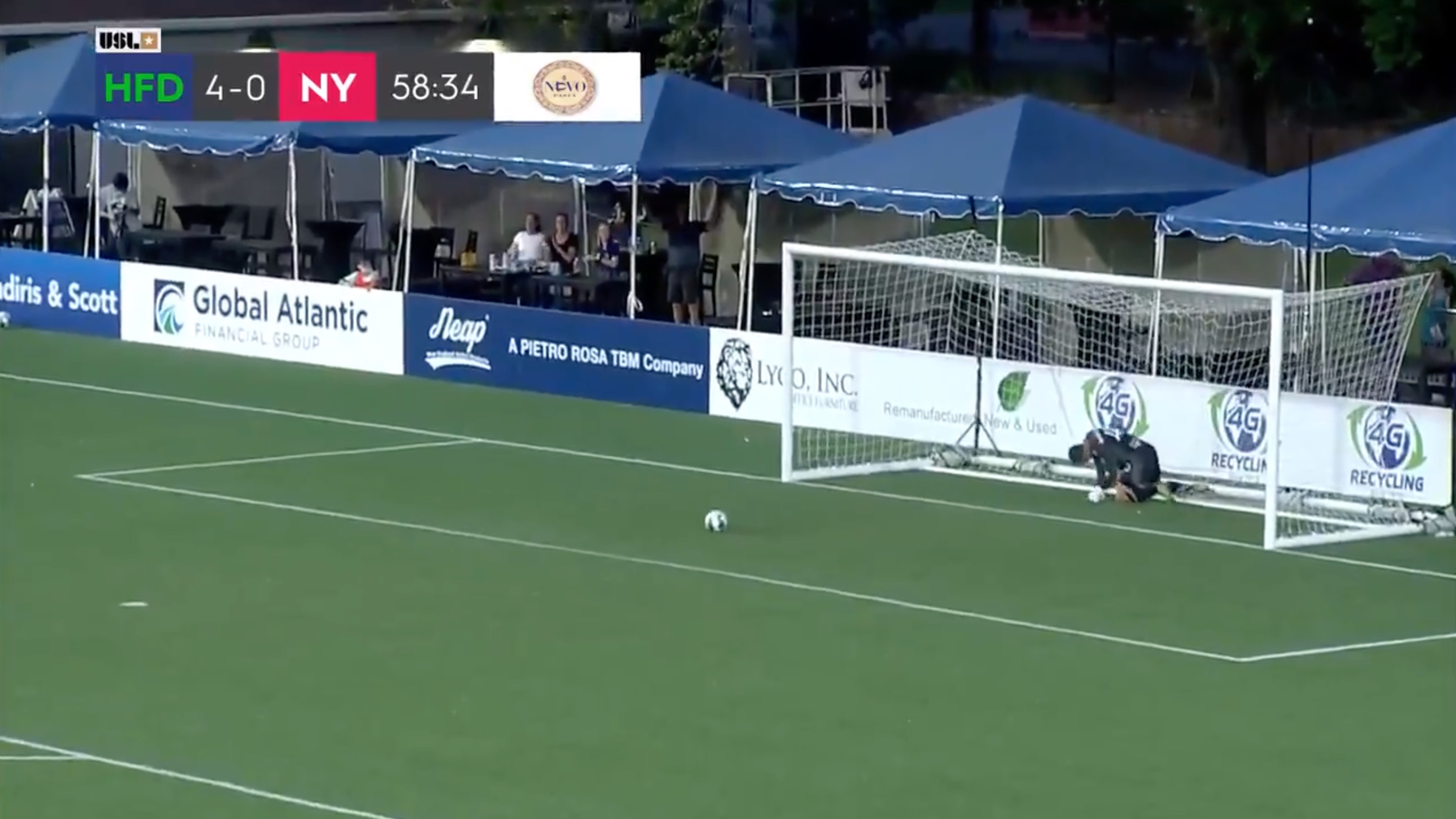 Goalkeeper Suffers Ultimate Humiliation When Chipped From The Halfway ...