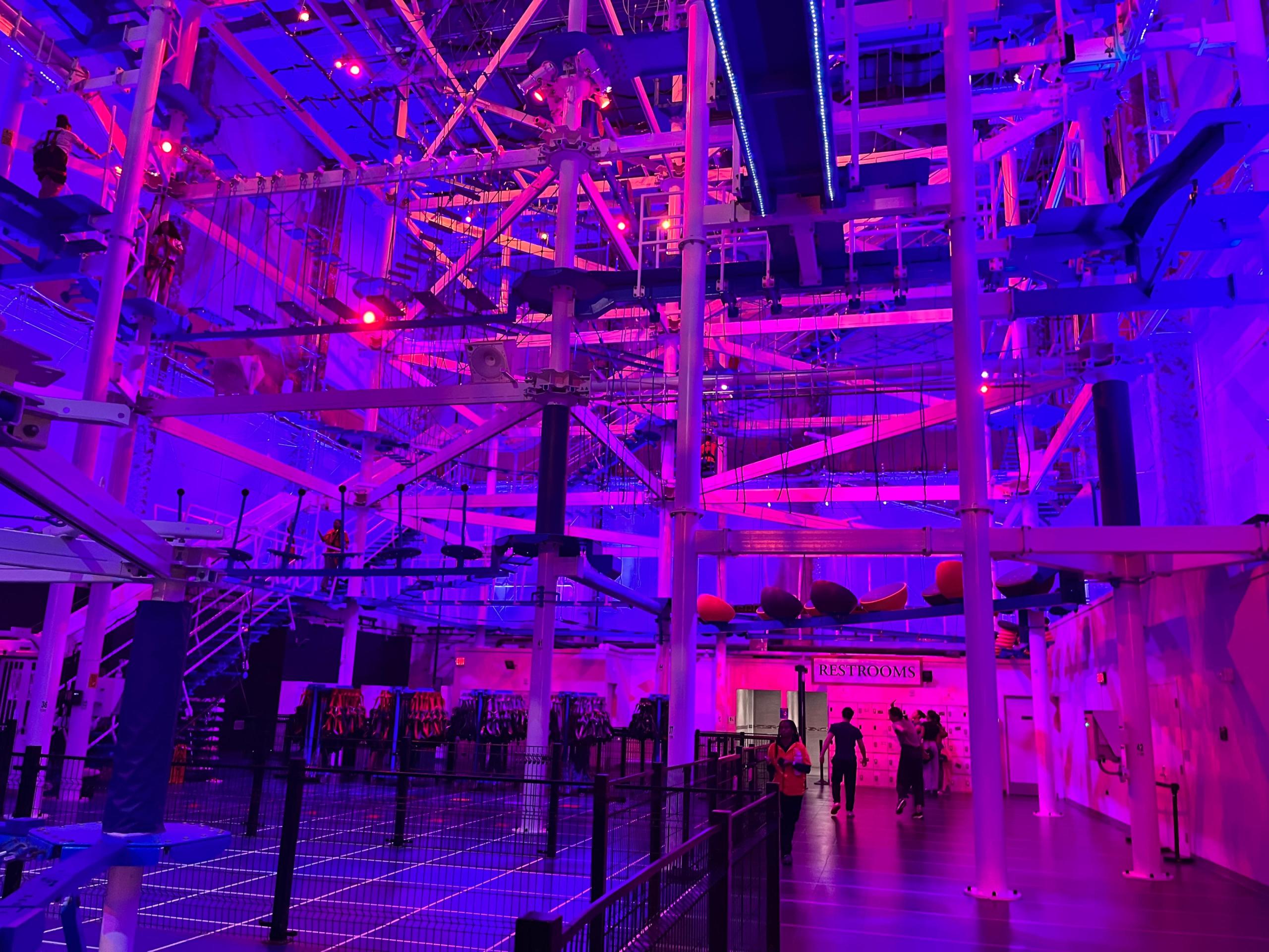 The Only Depressed Adult At The World's Largest Indoor Ropes Course ...