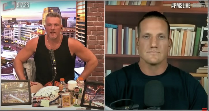 A.J. Hawk's Role On 'The Pat McAfee Show' Seems To Be Easily Deceivable NPC | Defector