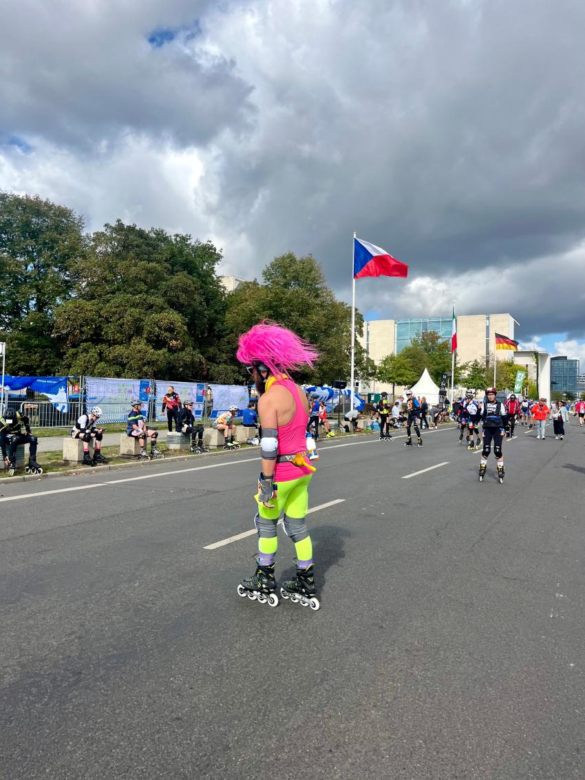 The View From The Way, Way Back Of The Berlin Inline Skating Marathon ...