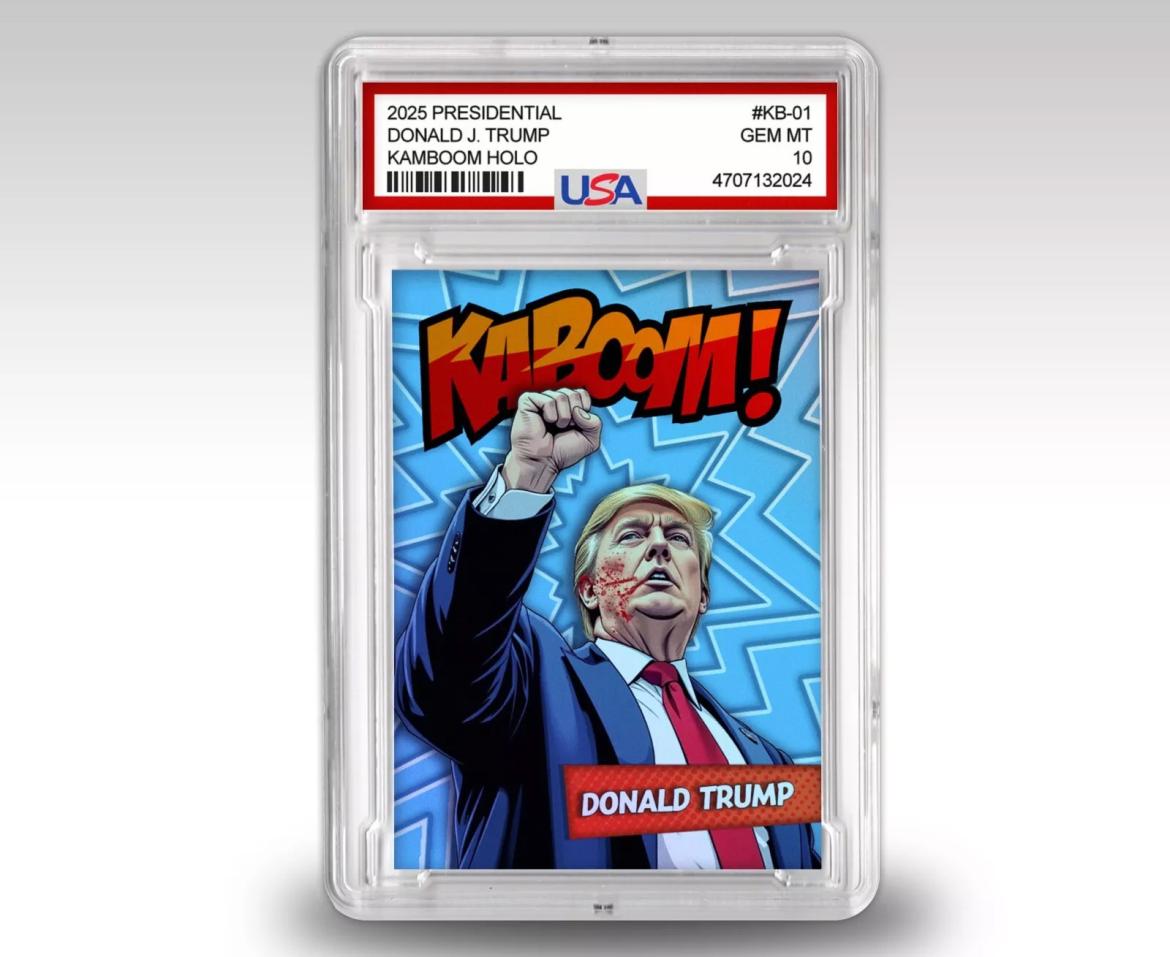 Trump Shows Kids Collectible Card With Photo Of Him Being Shot | Defector