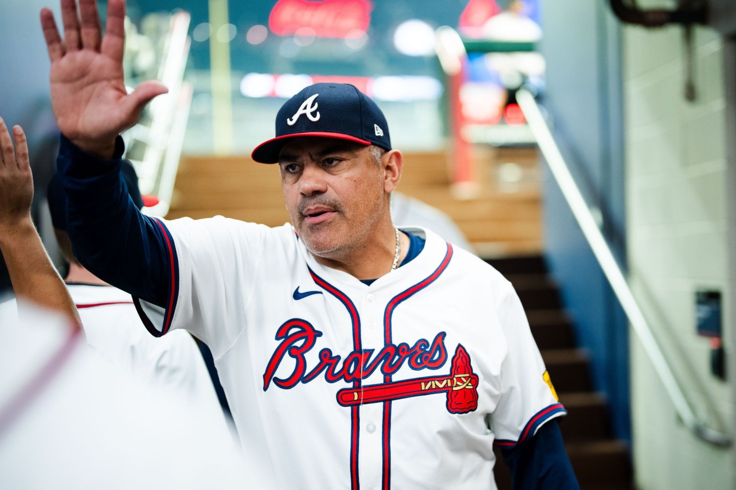 Braves Coach In Hot Water Over Battle Of Gestures | Defector
